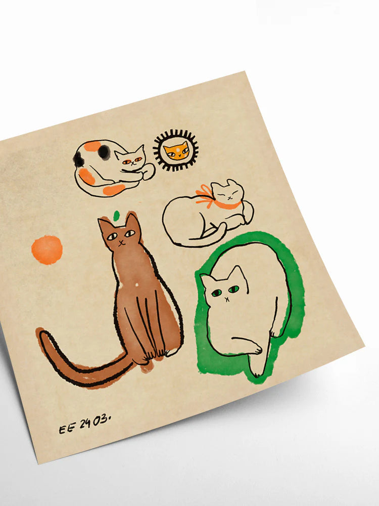 Furry Friends I Poster | Still Life Story