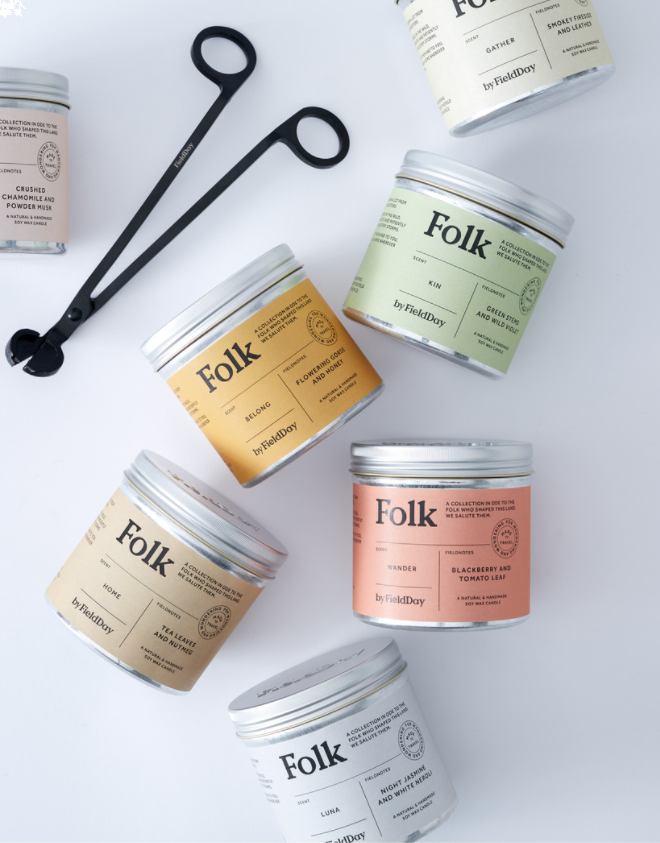 Belong Folk Candle | Still Life Story